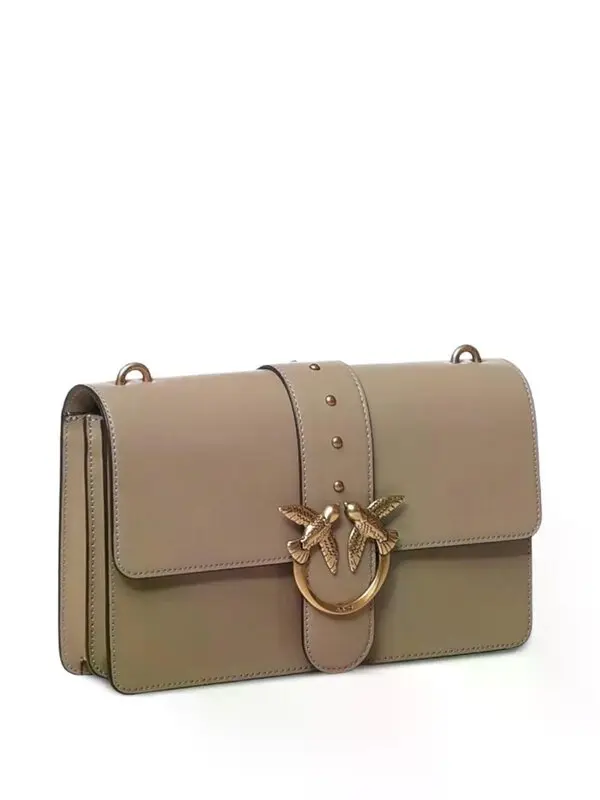 Pinko Love Birds Studded Shoulder Bag