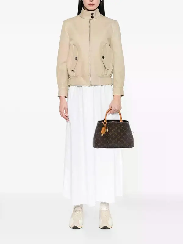 LOUIS VUITTON 2017 Monogram Montaigne Bb Satchel - Brown
