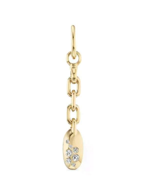 UNIFORM OBJECT Carriage Drop Diamond Pendant - Gold