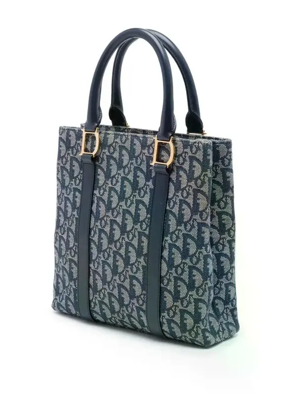 Dior 2004 Diorissimo Trotter Canvas Tote Bag