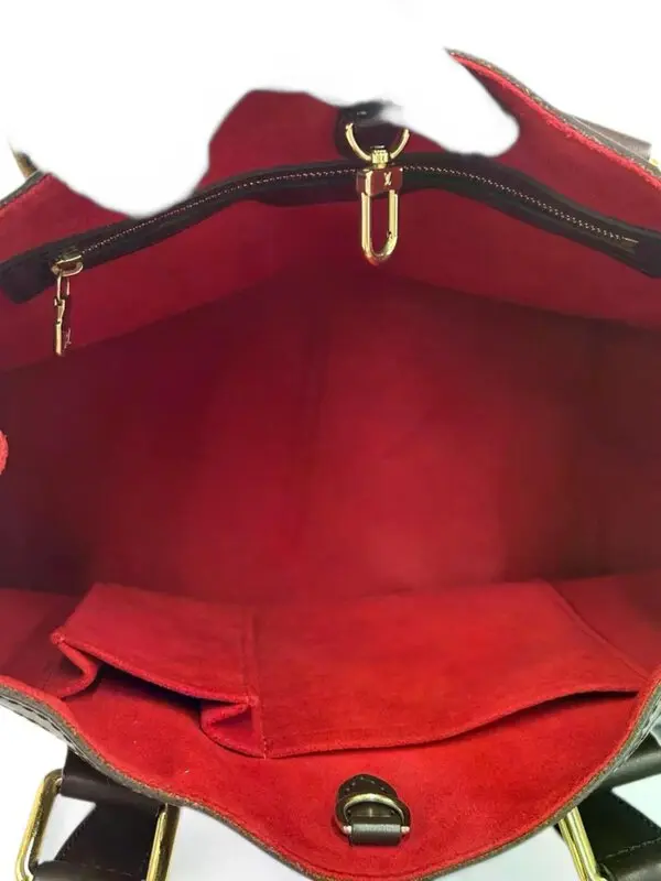LOUIS VUITTON 2007 Damier Ebene Hampstead Pm Tote Bag