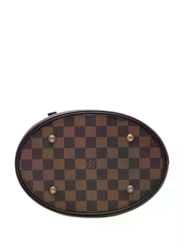 LOUIS VUITTON Damier Ebene Marais Bucket Bag - Brown