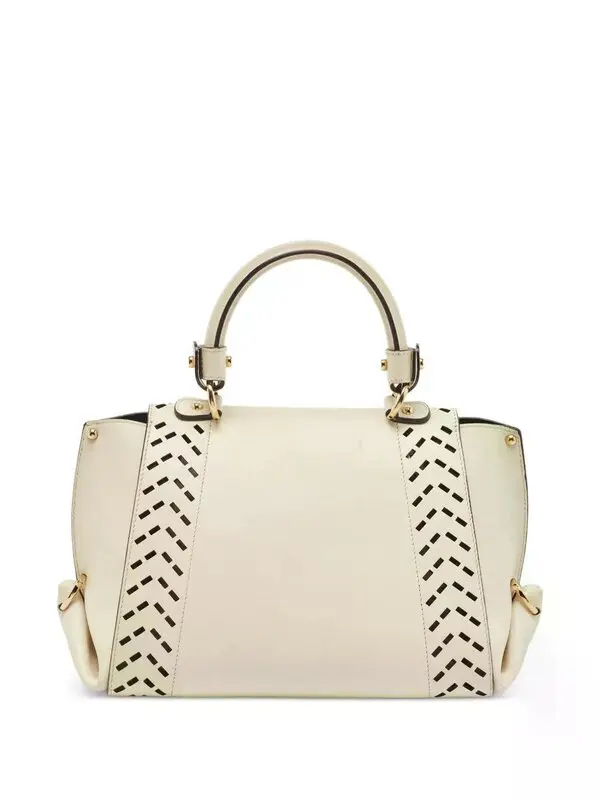 FERRAGAMO Sofia Leather Laser-cut Tote Bag