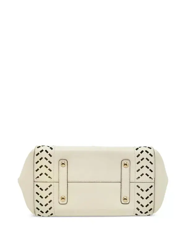 FERRAGAMO Sofia Leather Laser-cut Tote Bag