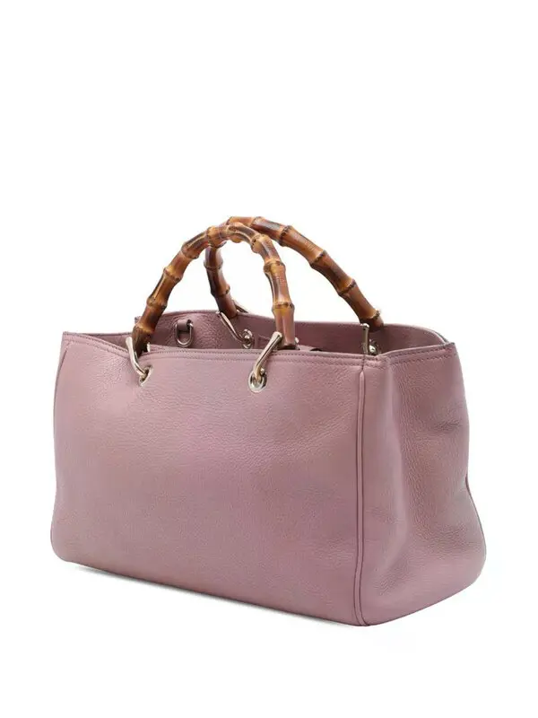 Gucci 2016-2026 Medium Calfskin Bamboo Shopper Satchel