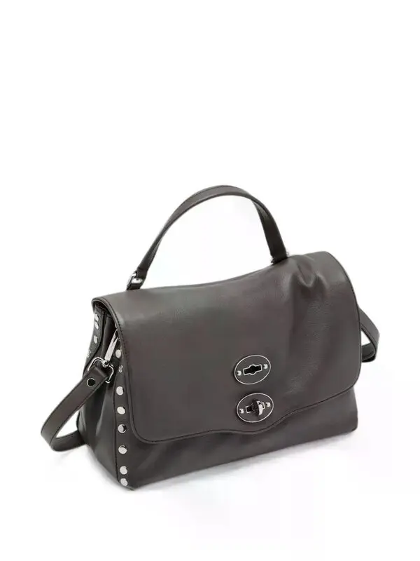 ZANELLATO Small Postina® Leather Stud-embellished Tote Bag