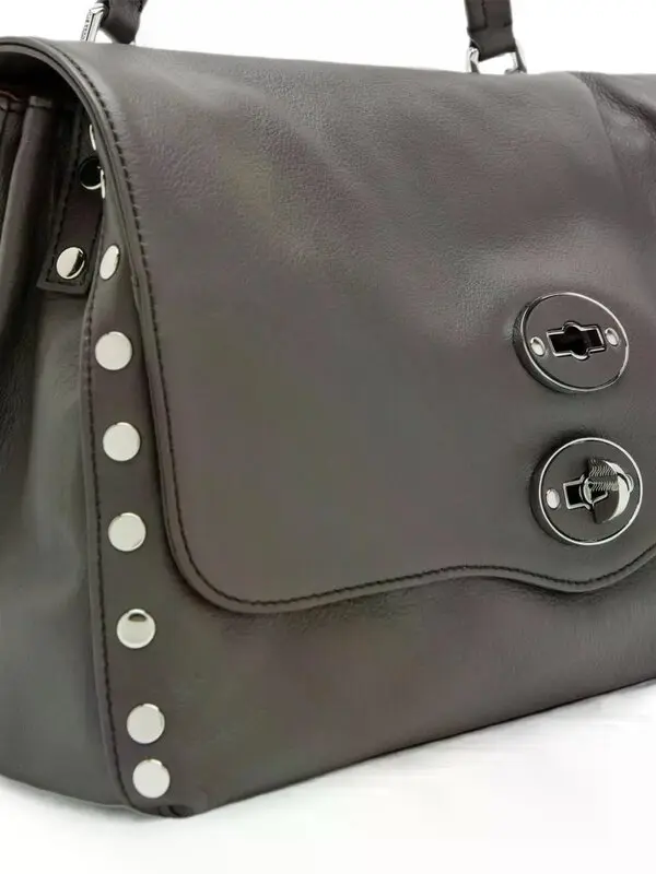 ZANELLATO Small Postina® Leather Stud-embellished Tote Bag