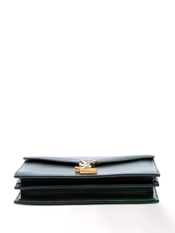Saint Laurent 2018 Smooth Calfskin Monogram Cassandra Clasp Bag Shoulder Bag