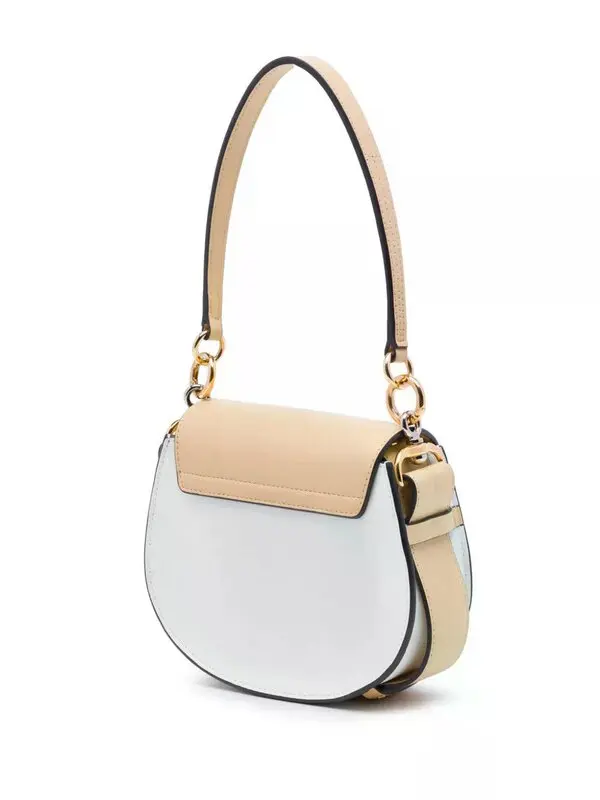 Chloé 2019 Small Bicolor Leather Little Horses Tess Satchel