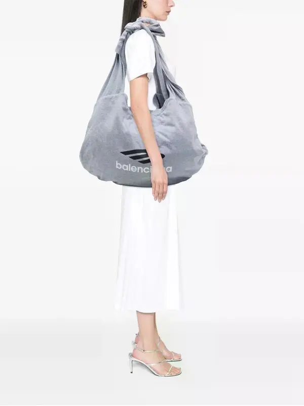 Balenciaga 2011 Jersey 3b Logo Hobo Bag