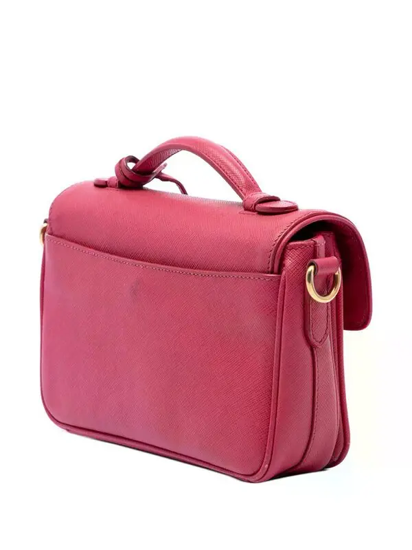 Prada 2013-2026 Saffiano Sound Lock Satchel
