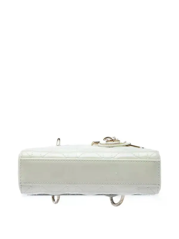 Dior Micro Patent Cannage Lady D Joy Satchel