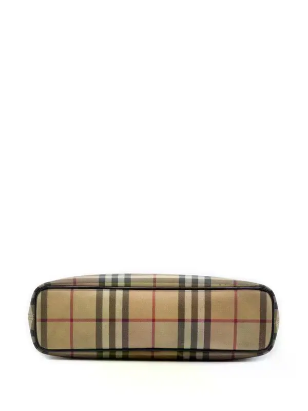 Burberry 2000-2017 House Check Coated Canvas Shoulder Bag