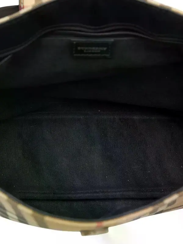 Burberry 2000-2017 House Check Coated Canvas Shoulder Bag