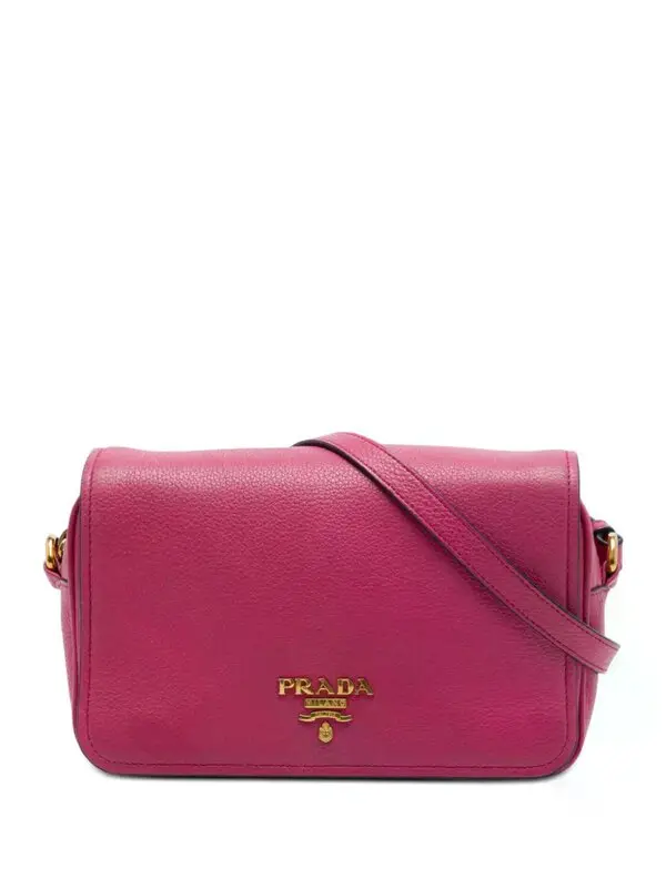 Prada Vitello Phenix Flap Crossbody Bag
