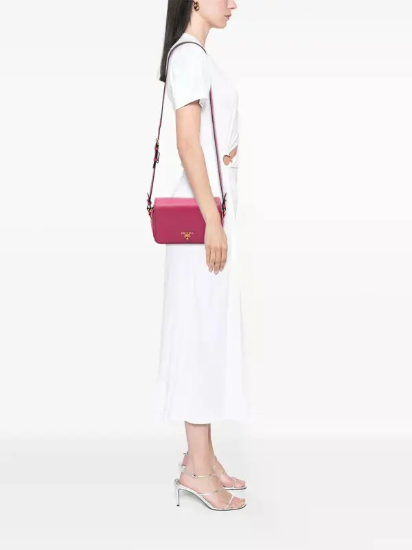 Prada Vitello Phenix Flap Crossbody Bag