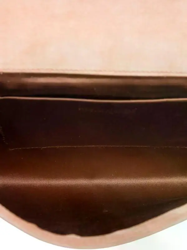 Saint Laurent 2000-2013 Large Textured Patent Monogram Belle De Jour Clutch Bag