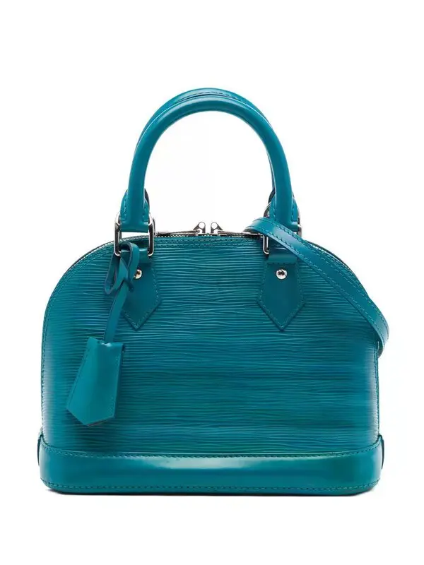 LOUIS VUITTON 2014 Epi Alma Bb Satchel - Blue