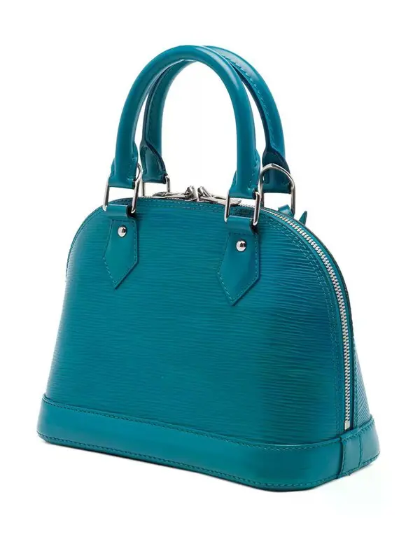 LOUIS VUITTON 2014 Epi Alma Bb Satchel - Blue