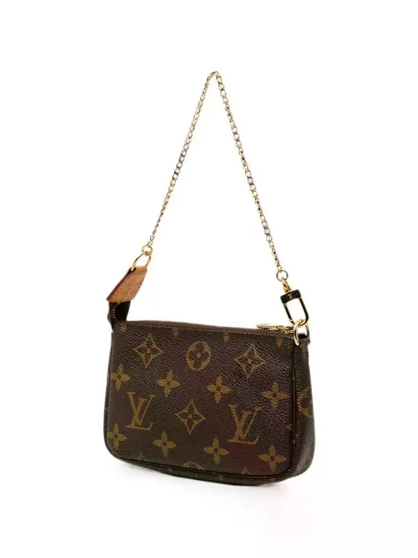 LOUIS VUITTON 2018 Monogram Mini Pochette Accessoires Handbag