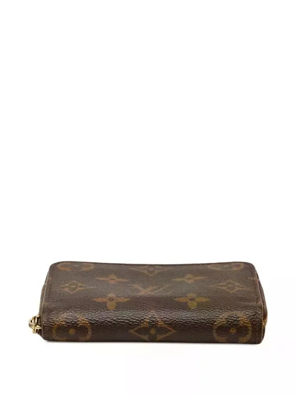 LOUIS VUITTON 2017 Monogram Zippy Purse Coin Pouch - Brown