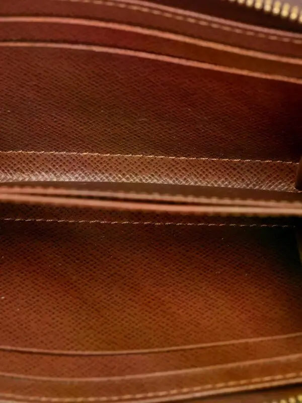 LOUIS VUITTON 2017 Monogram Zippy Purse Coin Pouch - Brown