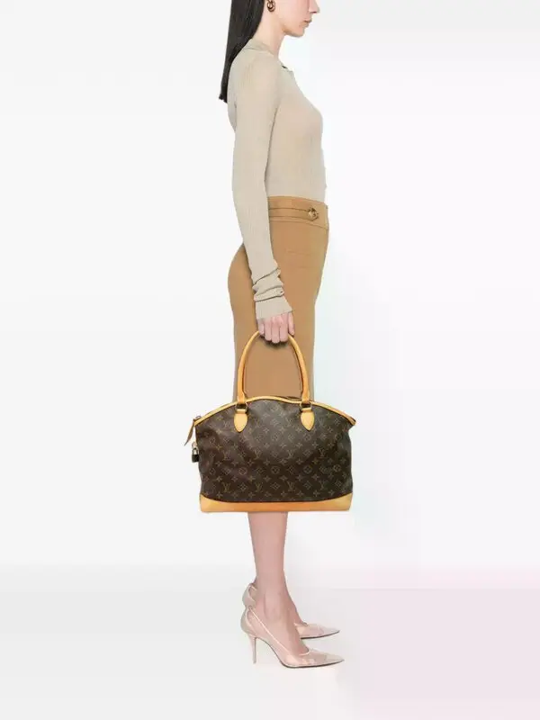 LOUIS VUITTON Monogram Lockit Horizontal Handbag