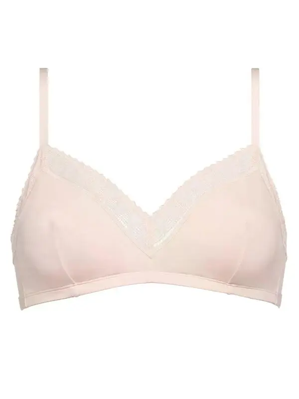 ERES Serenity Lace-trim Triangle Bra - Pink
