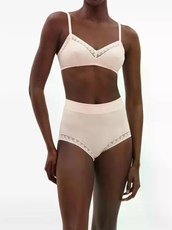 ERES Serenity Lace-trim Triangle Bra - Pink