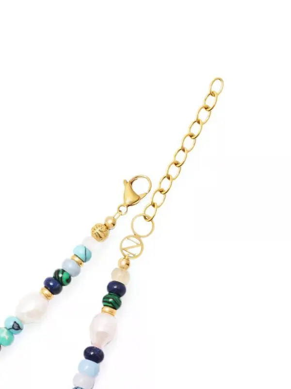 NIALAYA JEWELRY Beaded Pearl-embellished Necklace