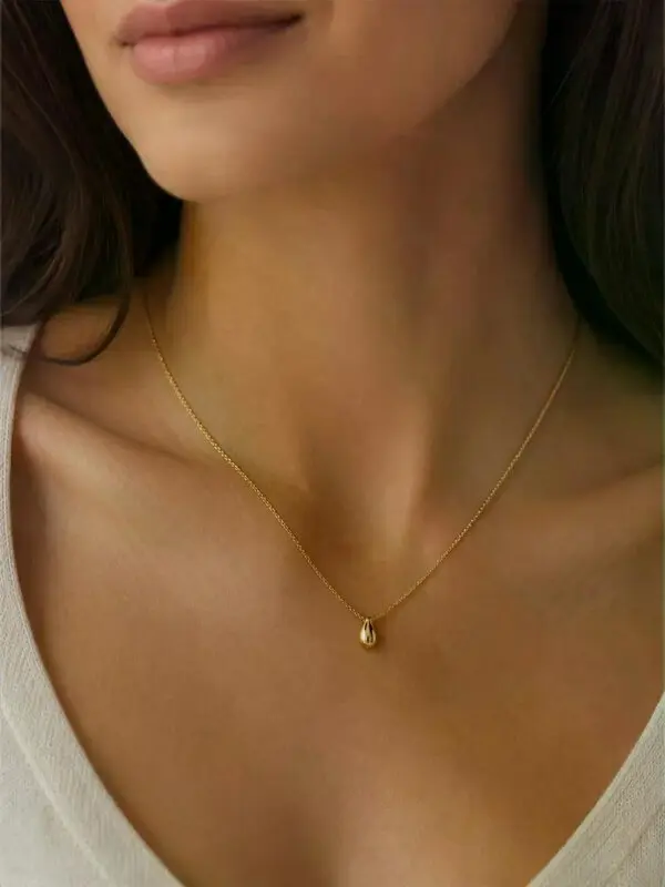 NIALAYA JEWELRY Teardrop Pendant Necklace