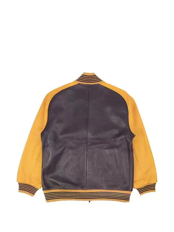 Needles Patch-detail Award Jacket - Brown