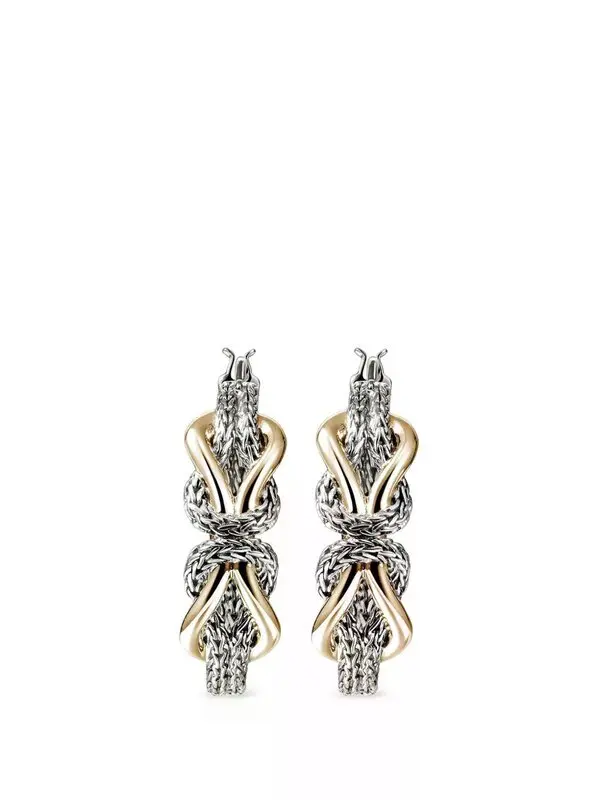 John Hardy Infinite Love Knot Hoop Earrings