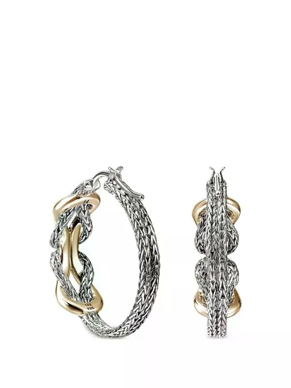 John Hardy Infinite Love Knot Hoop Earrings