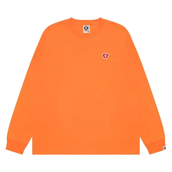 AAPE Now Heart Long Sleeve Tee