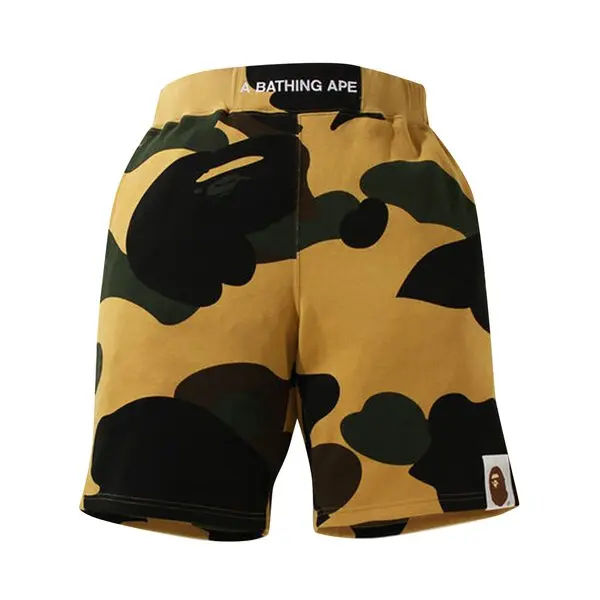 A BATHING APE Giant 1st Camo Wide Fit Sweat Shorts