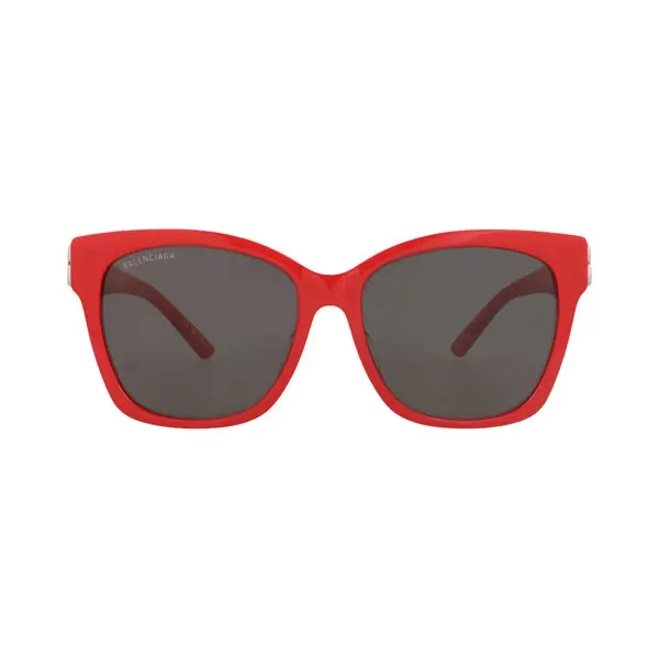 Balenciaga Cat Eye-frame Recycled Acetate Sunglasses /silver/grey - Red