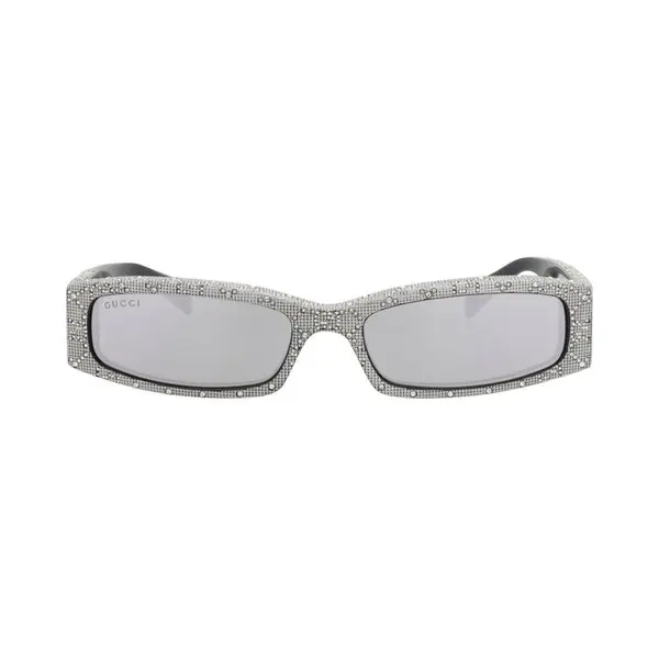 Gucci Square-frame Recycled Acetate Sunglasses /silver