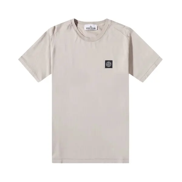 Stone Island Logo Patch T-shirt 'dove - Grey