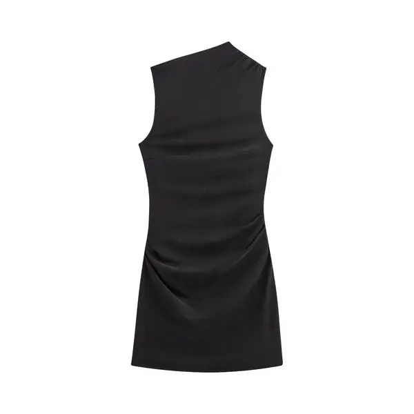 Kith Delphi Draped Sueded Mini Dress