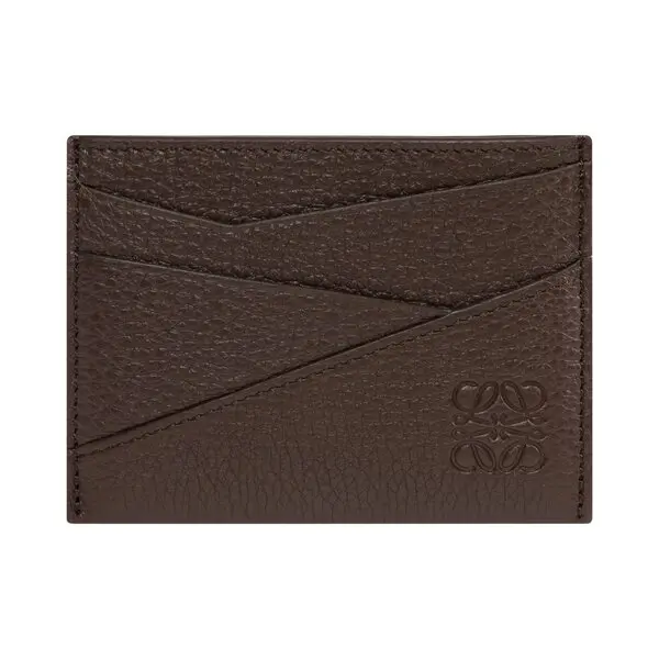 Loewe Puzzle Edge Plain Cardholder 'chocolate