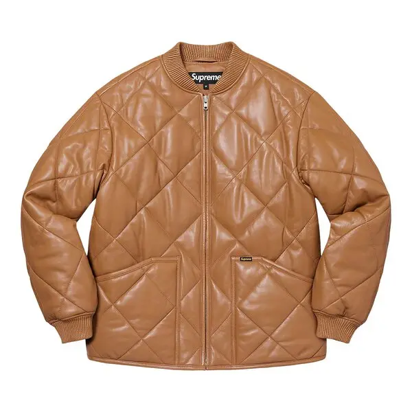 Supreme Quilted Leather Work Jacket