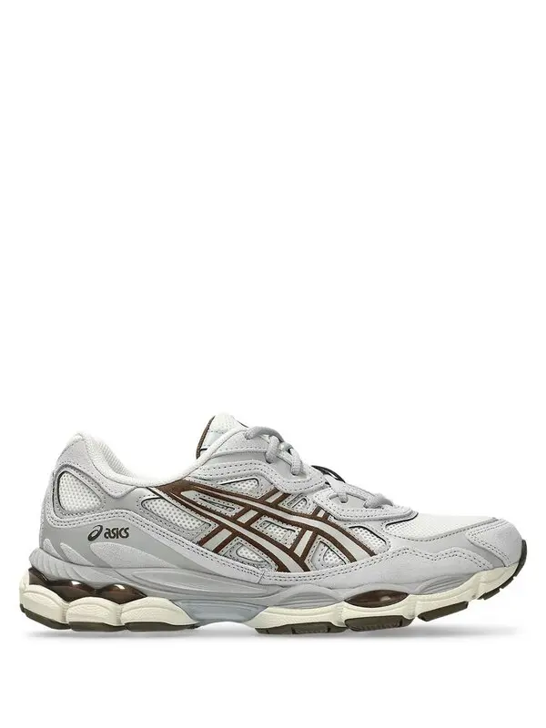 Asics Gel-nyc Mesh And Suede Sneakers - Grey