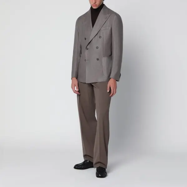 Tagliatore Double-breasted Jacket In Wool And Cashmere