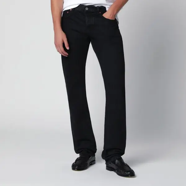 Saint Laurent Straight-leg Cotton Jeans