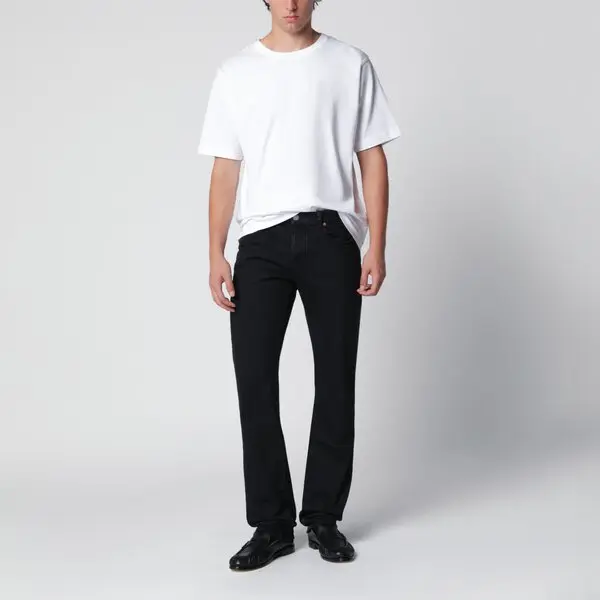 Saint Laurent Straight-leg Cotton Jeans