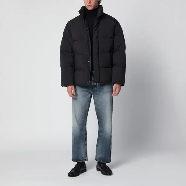 Saint Laurent Quilted High-neck Jacket