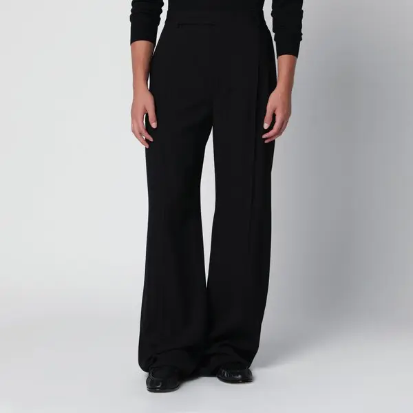 Saint Laurent Tailored Trousers With Pinstripe Pattern