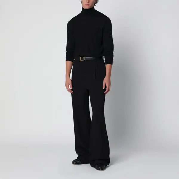 Saint Laurent Tailored Trousers With Pinstripe Pattern