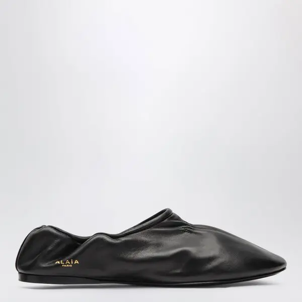 Alaïa Soft Lamb Nappa Leather Slippers